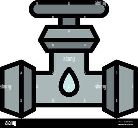 Kerosene Pipeline Icon Outline Kerosene Pipeline Vector Icon For Web Design Isolated On White