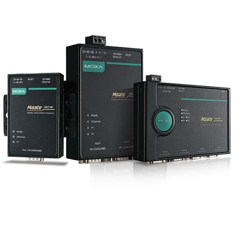 RS232 422 485 To Ethernet TCP IP Modbus Gateways Moxa MB3180