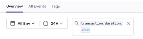 Remove Default Transaction Filter Transactionduration