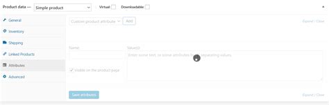 Wordpress Not Loading Woocommerce Attributes Section In Product Stack