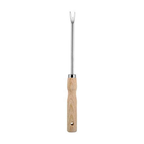 Root Picker Garden Planting Tool，wooden Handle Stainless Steel