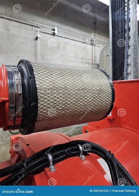 Emergency Diesel Generator Marine Engine Safety Equipment Royalty Free Stock Image