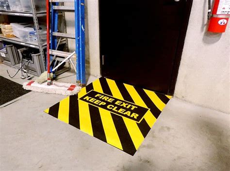 Floormat Fire Exit Marker