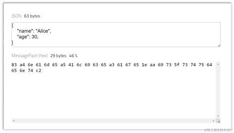 全面解析 messagepack：简介及使用技巧 json apifox infoq写作社区