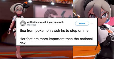 Pokémon Sword And Shield Gym Leader Ignites Everyones Inner Foot Fetishist Fail Blog Funny