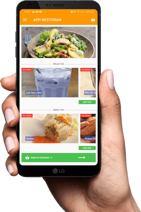 Aplikasi Pemesanan Makanan Terintegrasi Ke Kasir Pos And Juru Masak