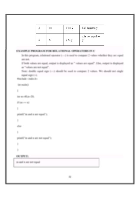 Solution Computer Science Example Programs For Relational Operators In