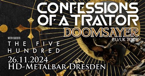 Confessions Of A Traitor The Five Hundred Hd Metalbar Dresden