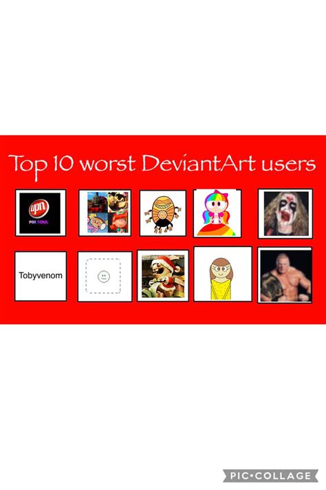 My Top 10 Worst Devainart Users Outdated By Crossoverplushmadnes On Deviantart