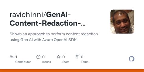 GenAI Content Redaction OpenAI ContentRedaction Ipynb At Main