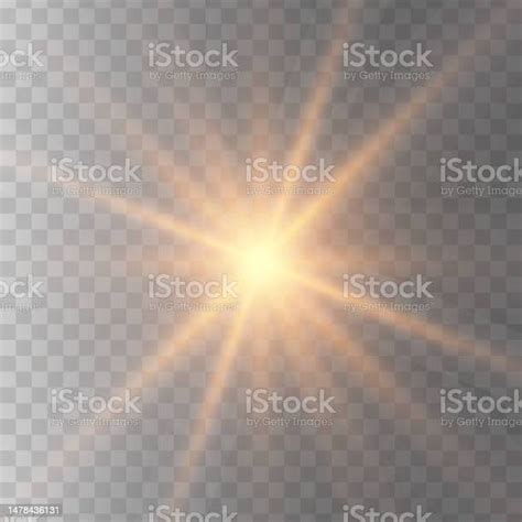검은 배경에 금색으로 빛나는 밝은 별 투명하게 빛나는 태양 별이 폭발하고 밝은 섬광 골드 밝은 그림 별 폭발 개체 그룹에 대한 스톡 벡터 아트 및 기타 이미지 Istock