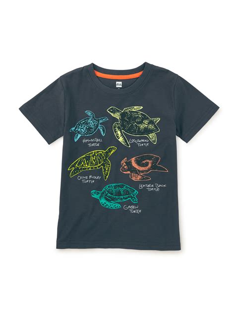 Boy And Turtle Discovery Graphic Tee And Graphic Tee And Tea Collection