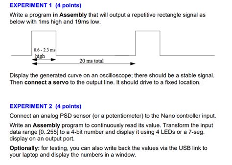 Solved Write A Program In Assembly That Will Output A