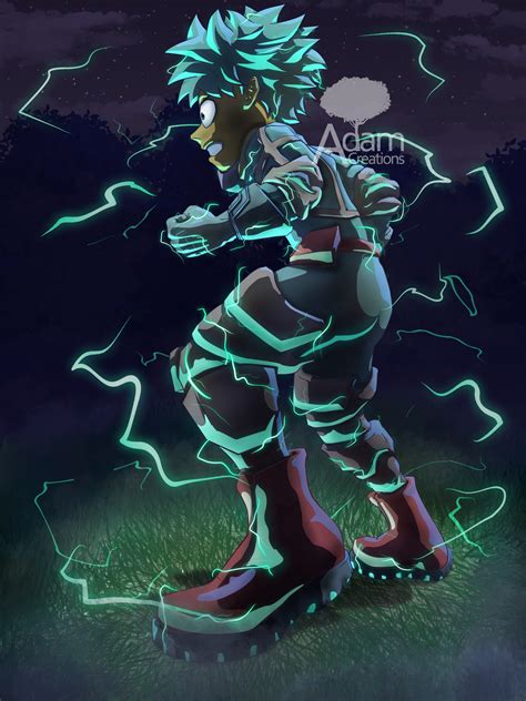 Artstation Midoriya Deku Full Cowl My Hero Academia