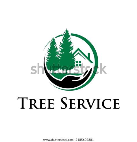 Tree Service Logo Simple Clean Stock Vector Royalty Free 2185602881 Shutterstock