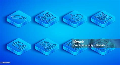 세트 라인 좀비 손가락 할로윈 마녀 가마솥 호박 뱀파이어 길로틴 고양이 캠핑 랜턴과 화장지 롤 아이콘 벡터 10월에 대한 스톡 벡터 아트 및 기타 이미지 Istock