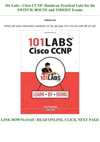 Free Download 101 Labs Cisco Ccnp Hands On Pr