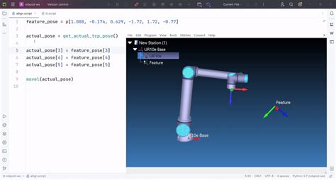 Alignment With Ur Script Technical Questions Universal Robots Forum