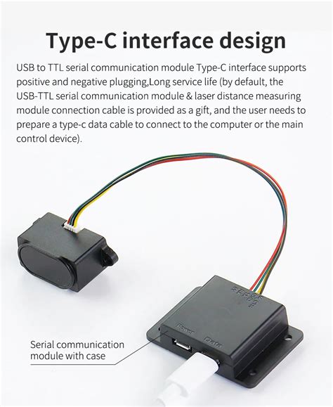 YDLIDAR SDM15 Outdoor 15M Single Point Ranging Laser Sensor Robu In Indian Online Store RC