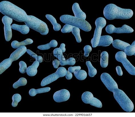 Clostridium Botulinum Rod Shape Bacterium That Stock Illustration