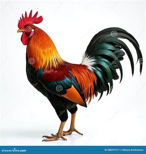 Male Hot Red Rooster Cock Icon Logo Graphic Tattoo Vector Illustration