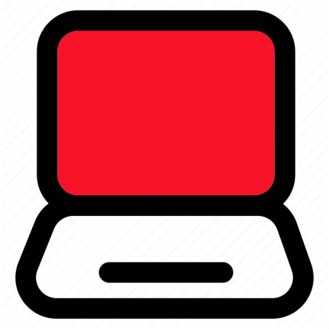 Laptop Computer No Technology Icon Download On Iconfinder