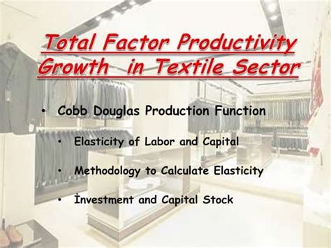 Total Factor Productivity Growth Pptx Business Accounting And Finance
