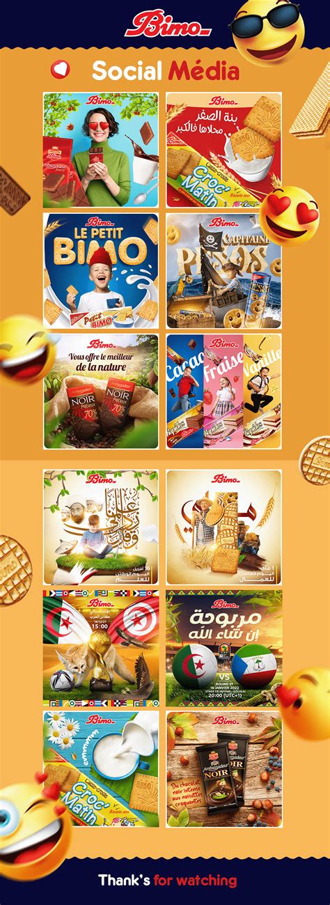 Social Média Vol 01 Groupe Bimo Algérie Behance