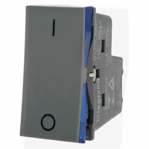 Interruptor Bipolar 10a Cinza Pial Plus Da Pial Em Interruptores E Tomadas Elétrica Area