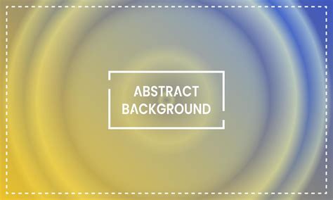 Blue And Yellow Circle Radial Gradient Abstract Background Simple Blur Shiny Modern And