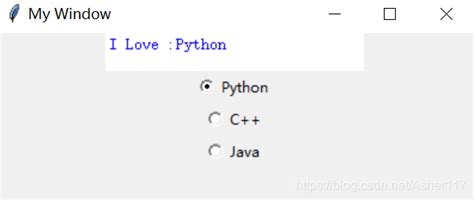 【python】图形交互界面gui之tkinter各大控件详解asher117的博客 Csdn博客