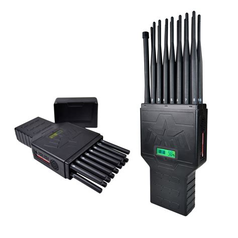 Signal Blocker 16 Band Dual Antenna Handheld Wi Fi Mobile Location