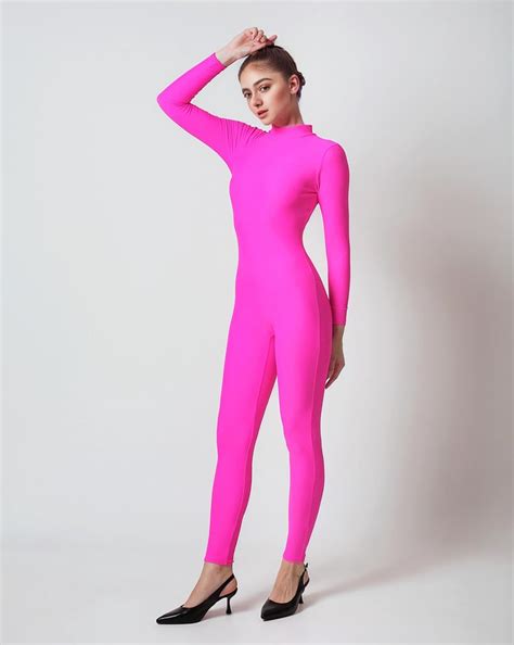 Speerise Adult High Neck Zip One Piece Unitard Full Body