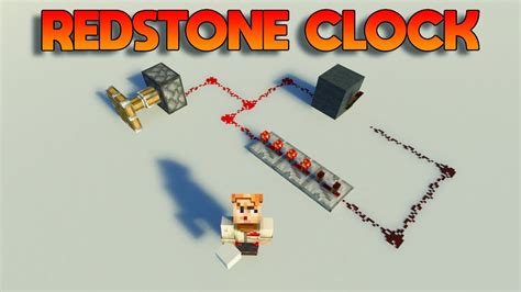 How To Make A Redstone Clock Minecraft Education YouTube