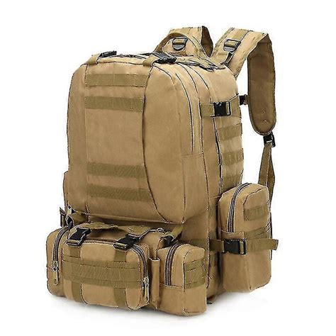 50l Tactical Backpack Men S Military Backpack 4 In 1molle Sport Tactical Bag Outdoor Hiking