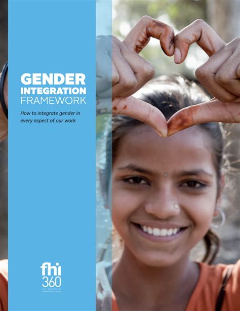 Gender Integration Framework How To Integrate Gender Into Every Aspect