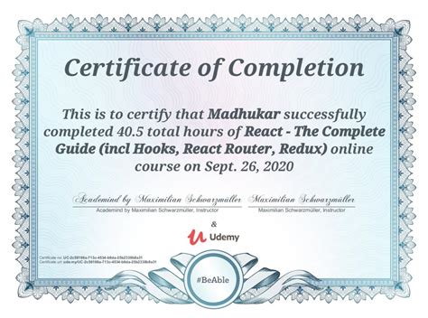 Madhukar Gurram On Linkedin Udemycourse Coursecompletion Reactjs