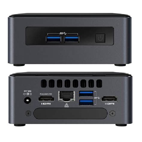Intel NUC Mini PC Core I7 8th Gen 480GB 16GB W10 Pro BLKNUC7I7DNH4E SYS 4 Mwave