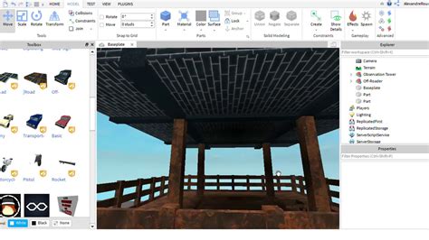 How To Make Models On Roblox Studio Roblox Building Tutorial 2018