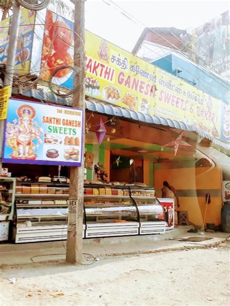Menu At Sakthi Ganesh Sweets And Bakery Chennai