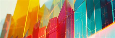 Abstract Colorful Geometric Structure Stock Illustration Illustration
