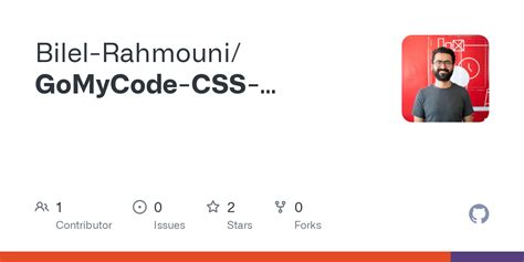 Github Bilel Rahmouni Gomycode Css Checkpoint