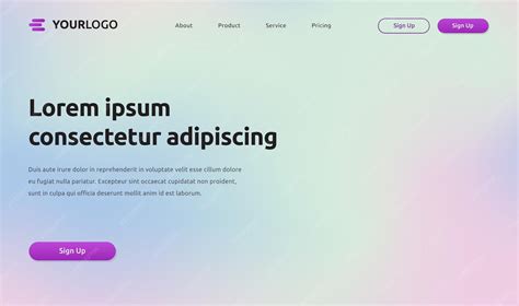 Premium Vector Abstract Mesh Gradient Background For Landing Page Colorful Background Template