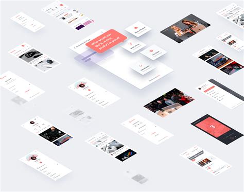 Mobile App UX UI With A Pleasant Visual Design Behance