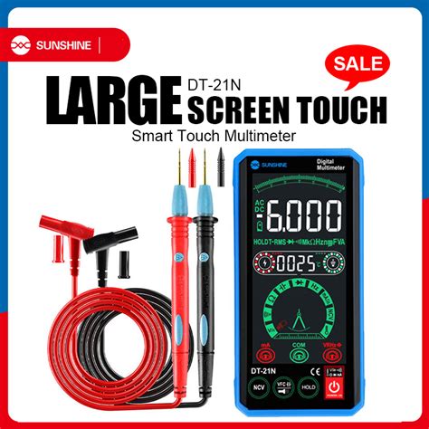 Sunshine Dt 21n Multimeter Digital Touch Screen Ac Dc Voltage Tester