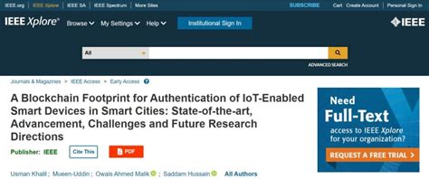 Research Blockchain Blockchain Smartcities Future Iot Reference