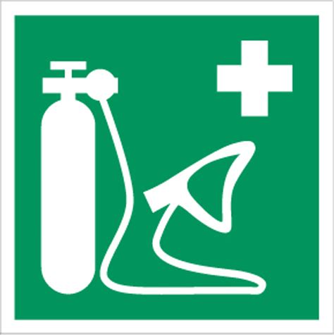 Oxygen Resuscitator Safe Condition Imo Glow Label