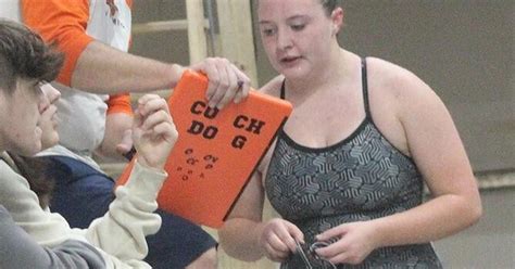 Girls Win As Beavers Split With Braves In Swimming Sports