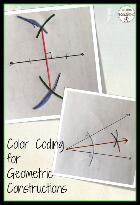 Geometry Constructions Notebooks For Bisectors And Perpendicular Lines