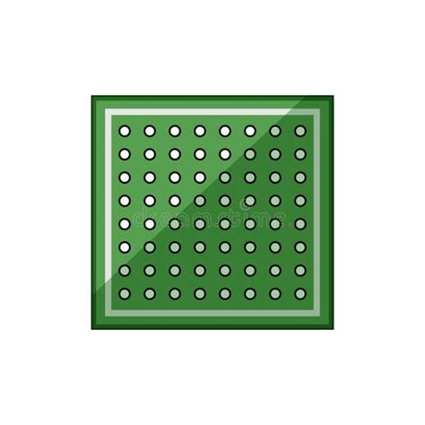 Trace Circuit Board Cartoon Vector Illustration Stock Vector Illustration Of Vector Vias